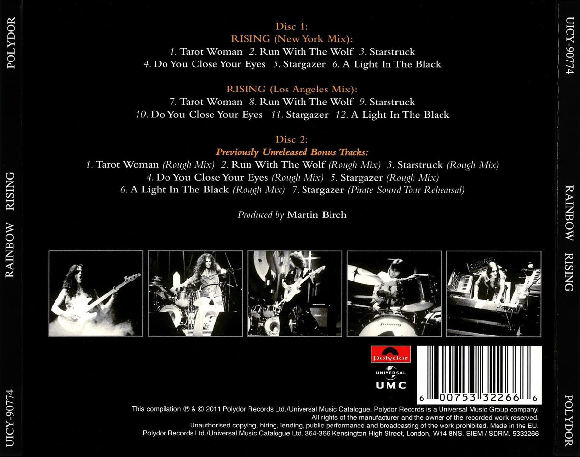 RAINBOW Rising - +50ans de legendes ! livre chronique actu collector ...