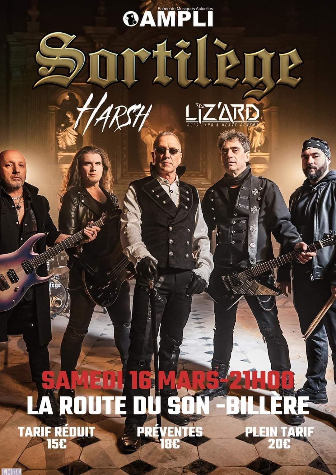 SORTILEGE + HARSH - Pau 16 mars 2024 - +50ans de legendes ! livre ...